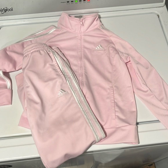 adidas | Matching Sets | Girls Adidas Pink Track Suit | Poshmark